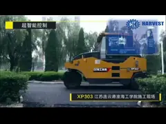 Hydraulic Steering Vibratory Road Roller Pneumatic 86KW 20 Ton Safety