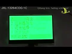 Full Screen COG LCD Module 3V 132 x 64 Dots Grey FSTN Green Backlit