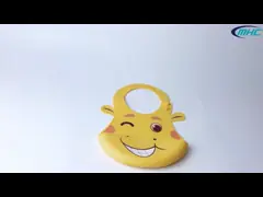 Food Grade Silicone Baby Feeding Set BPA Free Dishwasher Safe Giraffe Shape