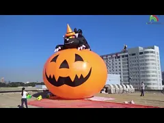 Pumpkin Inflatable Halloween Products Oxford Cloth Advertising Light
