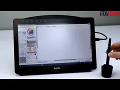 Digital Drawing Tablet Monitor 13.3 Inch HDMI / Type C Pen Writing Cordless