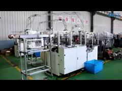 PLC Control High Speed Paper Cup Machine Efficient Safety Operation