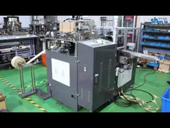 Automatic Paper Lid Forming Machine 60 pcs/Min Ultrasonic Sealing High Precision
