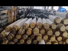 Steel Hydraulic Breaker Chisels 195mm Dia Flat / Blunt Head For CAT Excavator