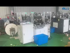 PLC Automatic Paper Lid Forming Machine Single Layer For Coffee Drinks