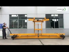 Four Wheel Hydraulic Beam Trolley Steel Heald Frame 5 Ton High Efficiency