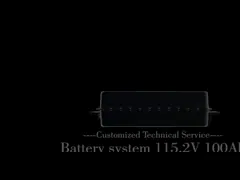 Rechargeable EV Battery Pack 115.2V 100Ah 3000 Cycles LFP Waterproof