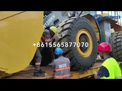Heavy Duty Front Wheel Loader 2000rpm 12 Ton 418kW 6.5m3 Hydraulic