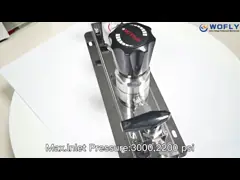 High Pressure Changeover Manifold Stainlees Steel Two Stage Safe