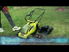 Brushless Motor Garden Lawn Mower Cordless Hand Push Small Noise
