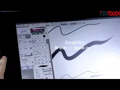 8192 Pressure Drawing Tablet Monitor 15.6 Inch 5080LPI Touch Screen