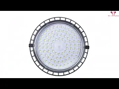 Industrial UFO High Bay Lights SMD3030 Black Coated For Ceiling Wall