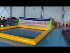 Water Inflatable Sports Games Volleyball Courts 0.6mm PVC For Family Entertainment