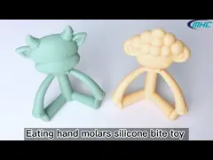 Cartoon Silicone Baby Teether BPA Free Non Toxic Safe Soft Easy Clean