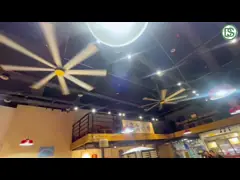Commercial HVLS Ceiling Fan Aluminum AC Energy Saving For Ventilation