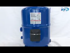 R407C Piston Compressor 380V 3PH Hermetic Reciprocating Blue