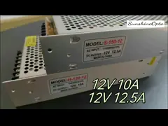 12V 150W LED Constant Voltage Driver Aluminum Waterproof For Tunnel Lamp