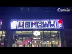 Glass Transparent LED Display Panel HD P3.91 Full Color Lightweight