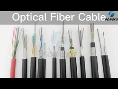 Long Distance Outdoor Fiber Optic Cable PE / HDPE Crush Resistant For LAN