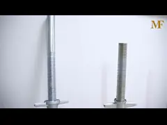 Frame Scaffold Screw Jack Length Adjustable Threaded Q235 Steel Galvanized