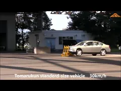 Collapsible Mobile Vehicle Barrier Electrostatic Spraying Yellow / Orange