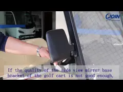 Nylon Golf Cart Mirrors Brackets 0.35 Inch Adjustable High Strength