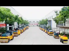 Diesel Vibratory Road Roller Pneumatic 3 Ton Hydraulic Steering For Asphalt