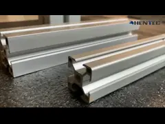 Polished Industrial Aluminium Profile Alloy 6061 T / V Slots For Building