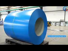 Corrugated PPGI Steel Coils Dx51d Az Hot Rolled Corrosion Resistant