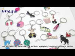 Laser Engraving Cute Metal Keychain Color Filling Zinc Alloy Four Leaf Clover Shape