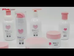 ABS Plastic Cosmetic Bottles Airless 110mm Height Round For Cream