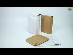 Food Grade Multiwall Kraft Paper Bags Valve Square / Pinch Bottom For Powder