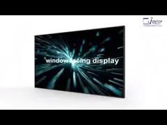 LCD Window Facing Display 2500nits 9mm Narrow Bezel Wall Mounted