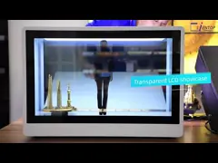 Small Transparent LCD Display 400 Nits Capacitive Touch For Advertising