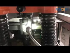Automatic Radiator Fin Machine 120SPM Copper Pipes / Aluminum For Separating