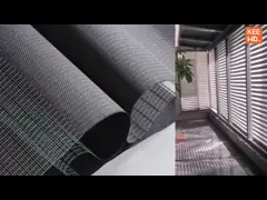 Roller Zebra Blind Curtain Polyester Waterproof White Gray For Living Room