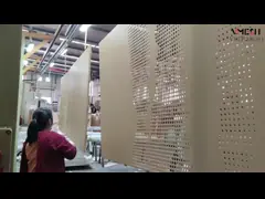 Interior Perforated Metal Mesh Aluminum PVC Coating Decorative Corrosion Resistant