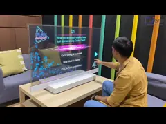 Transparent OLED Digital Signage Touch Screen Slim Android / Windows