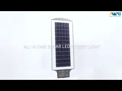 Waterproof Solar LED Street Light 6000K 40W ABS Housing Remote Control