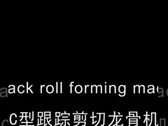 C Purlin Solar Roll Forming Machine 50m/min 550mm Width Hydraulic