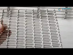 Rigid Decorative Metal Mesh 316L Wire Rod Type Hard For Facade Cladding