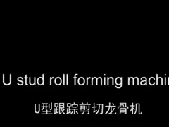 Hydraulic Ceiling Roll Forming Machine U Stud Double Head With Track Cutting