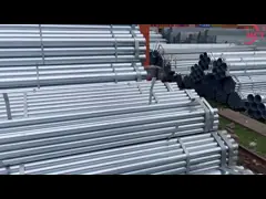 Hot Dipped Galvanized Steel Tube Round ASTM A53 Zinc Coated