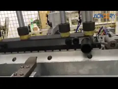 Servo Radiator Plastic Tank Crimping Machine Semi Automatic For Heaters