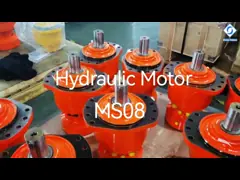 High Pressure Orbit Hydraulic Motor Radial Piston Casting Iron With Brake