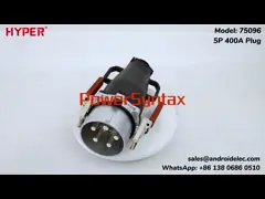 250A High Current Plugs And Sockets 4P IP67 380V Heavy Duty