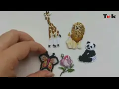 Embroidered Custom Clothing Patches Sustainable For Hats / Bags