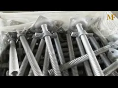 Hollow Scaffold Screw Jack 43mm Dia Hot Dip Galvanized Seamless