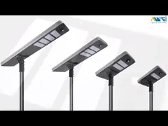 Aluminum Alloy Solar LED Street Light 80 Cri 120lm/W IP65 Monocrystalline Silicon