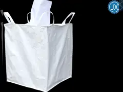 PP FIBC Ton Bags Open Top Flat Bottom Cube Type Non Toxic For Stones